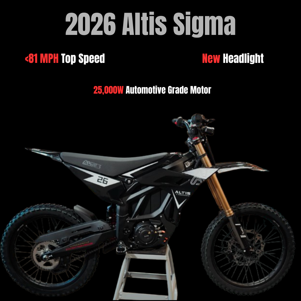 Altis Sigma 2026 Electric Dirt Bike 98V – XMOTOR USA